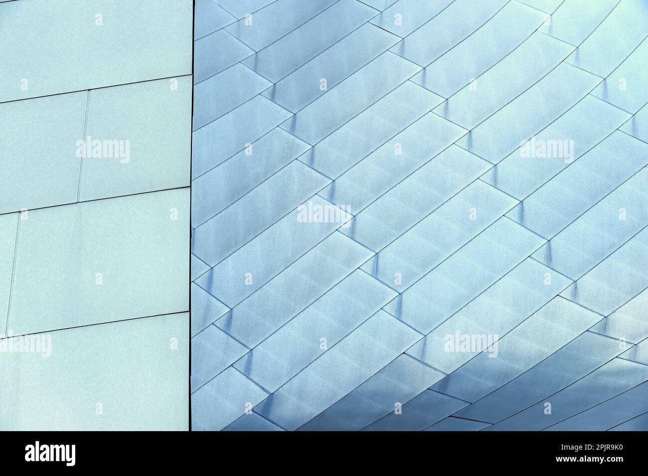 Abstract work of a building in a close-up manner with beautiful lines ...