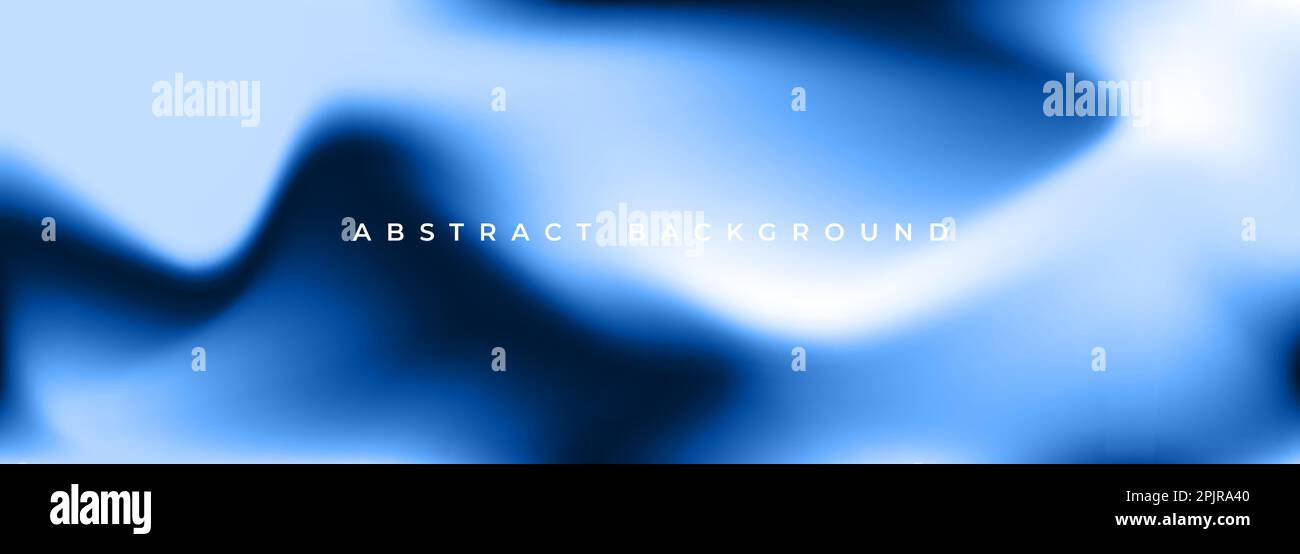 Bright blue holographic background. Abstract blue liquid gradient ...