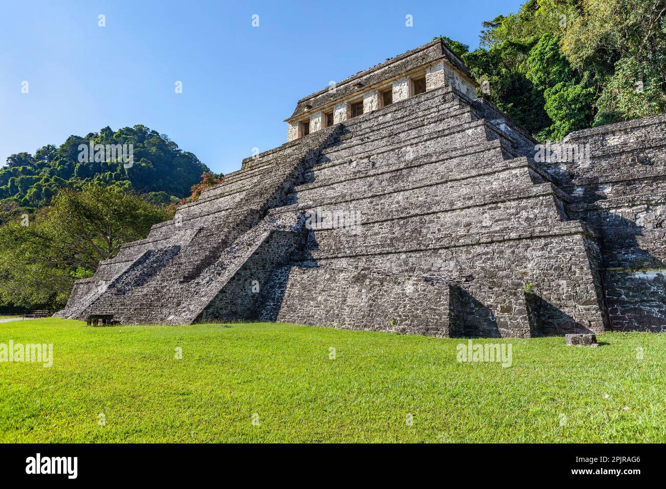 The Mayan Temple of the Inscriptions, Campeche, Chiapas, Yucatán ...