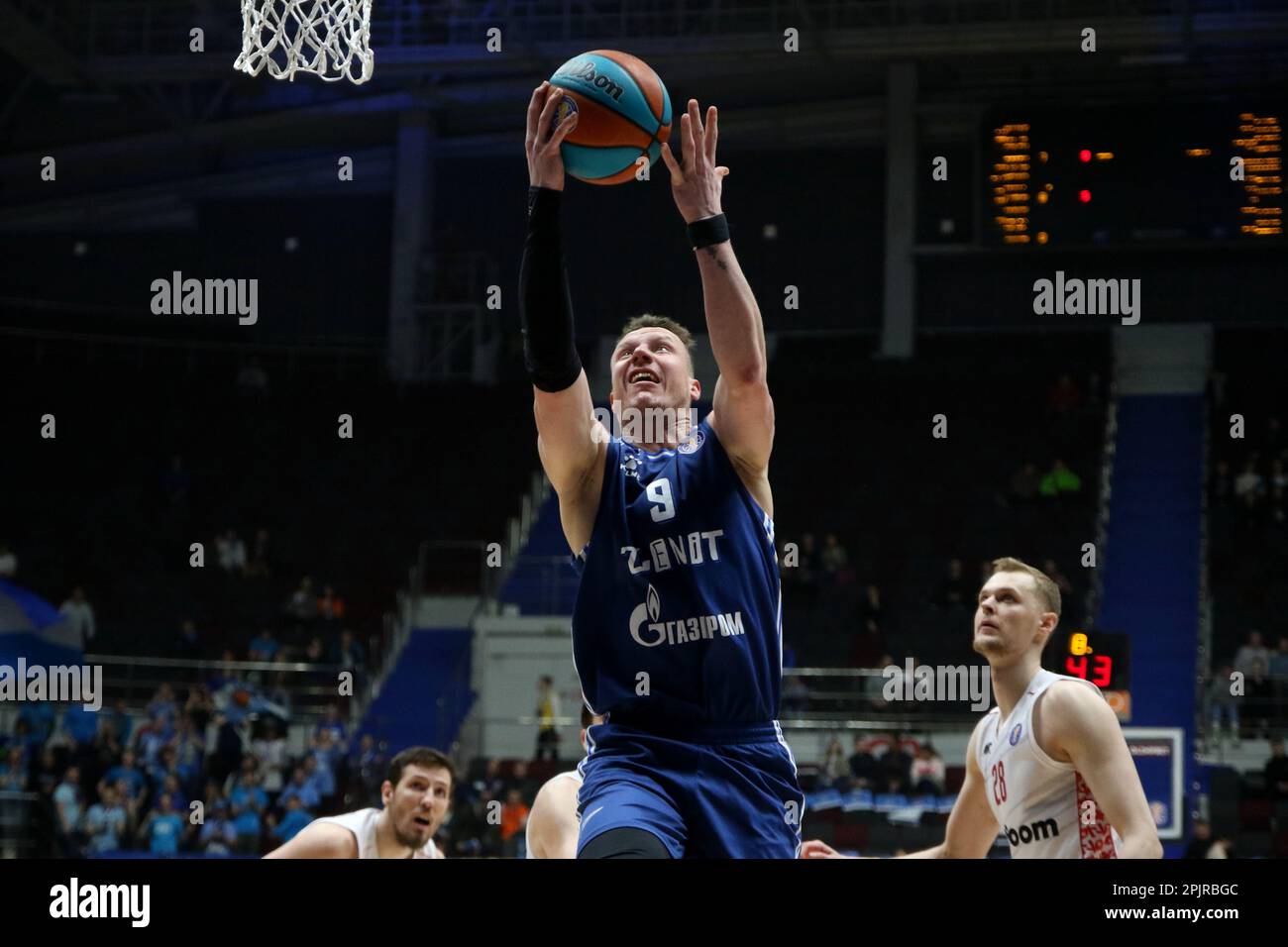 Saint Petersburg, Russia. 03rd Apr, 2023. Dmitry Kulagin (No.9) of ...