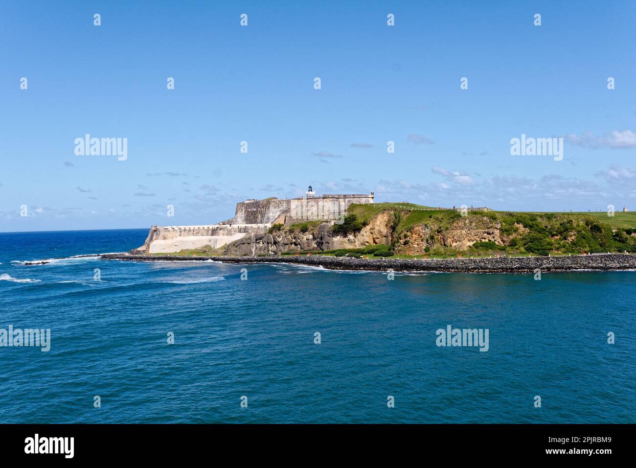 SAN JUAN, PUERTO RICO - February 1, 2023: San Juan serves as a major ...