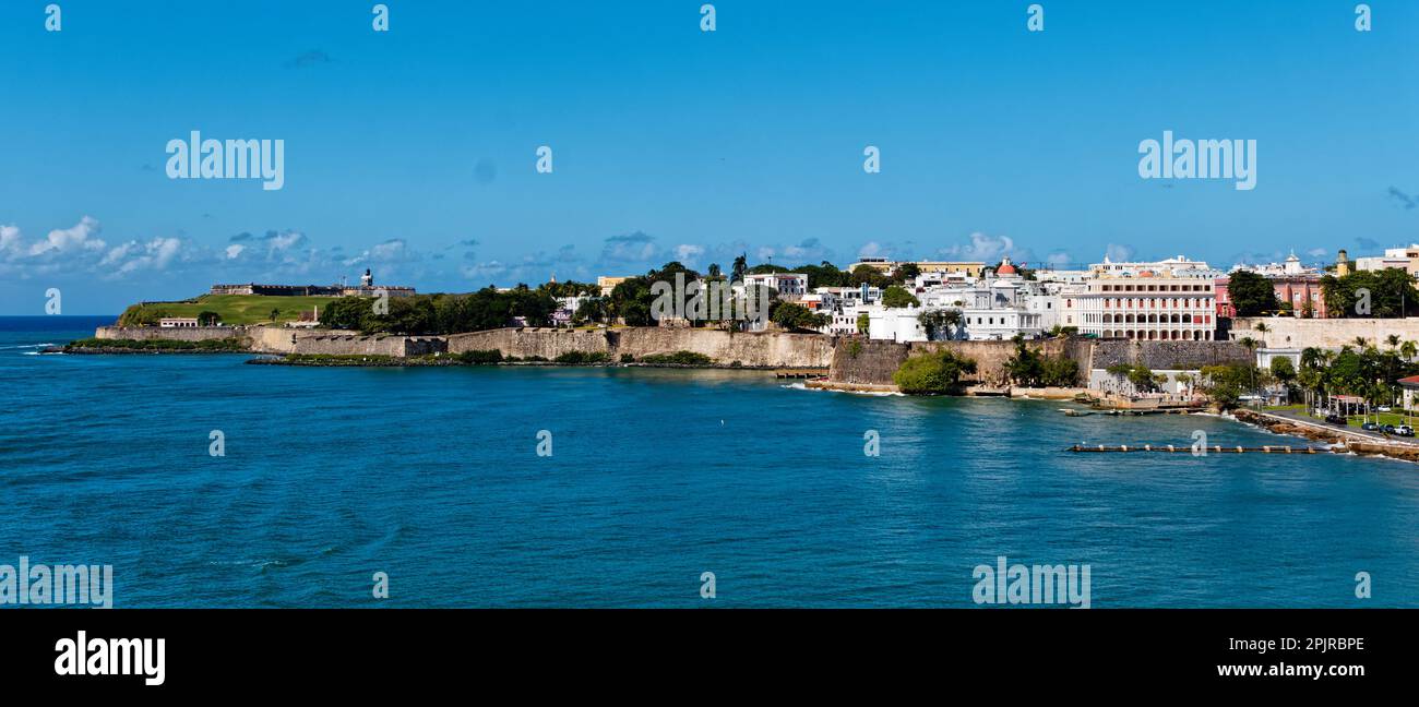 SAN JUAN, PUERTO RICO - February 1, 2023: San Juan serves as a major ...