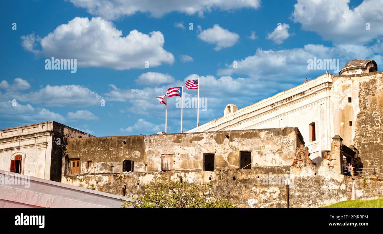 SAN JUAN, PUERTO RICO - February 1, 2023: San Juan serves as a major ...