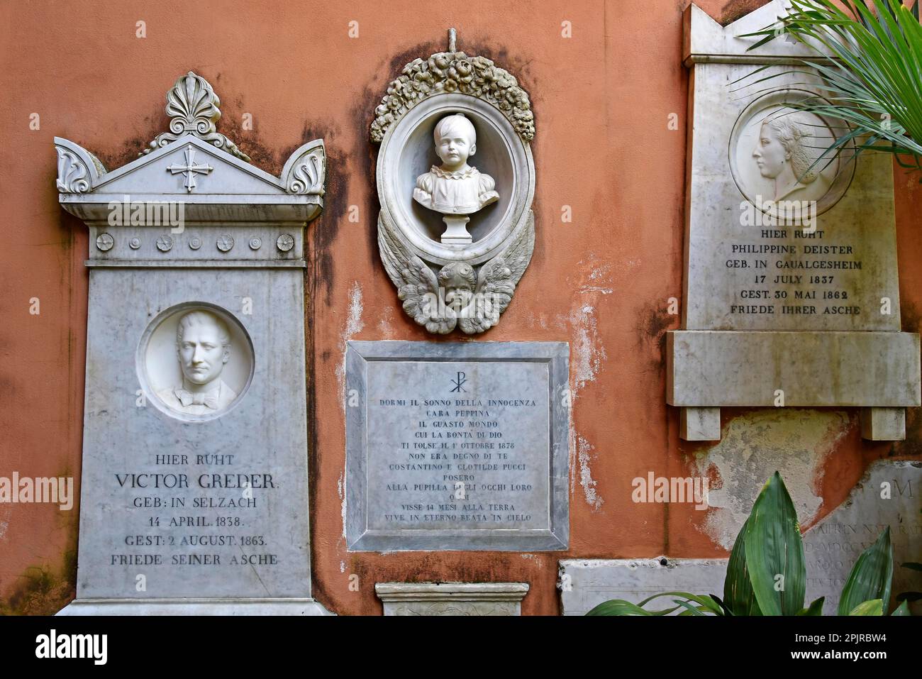 Grave, graves, tomb, Campo Santo Teutonico, German cemetery, cemetery ...