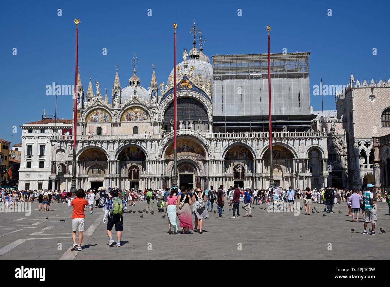 Tourists, Basilica di San Marco, St Mark's Basilica, Basilica ...