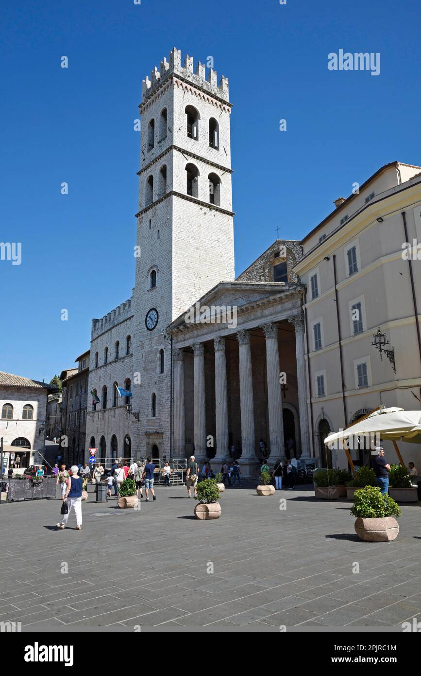 Palazzo del Podesta, Palace, Minerva, Temple, Church, Torre del Popolo ...