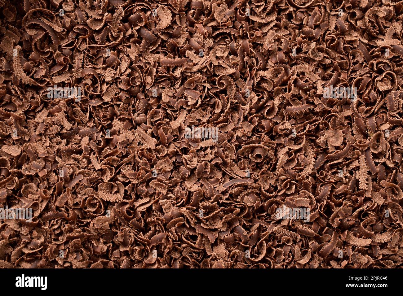Top view of chocolate shaving texture background Stock Photo - Alamy