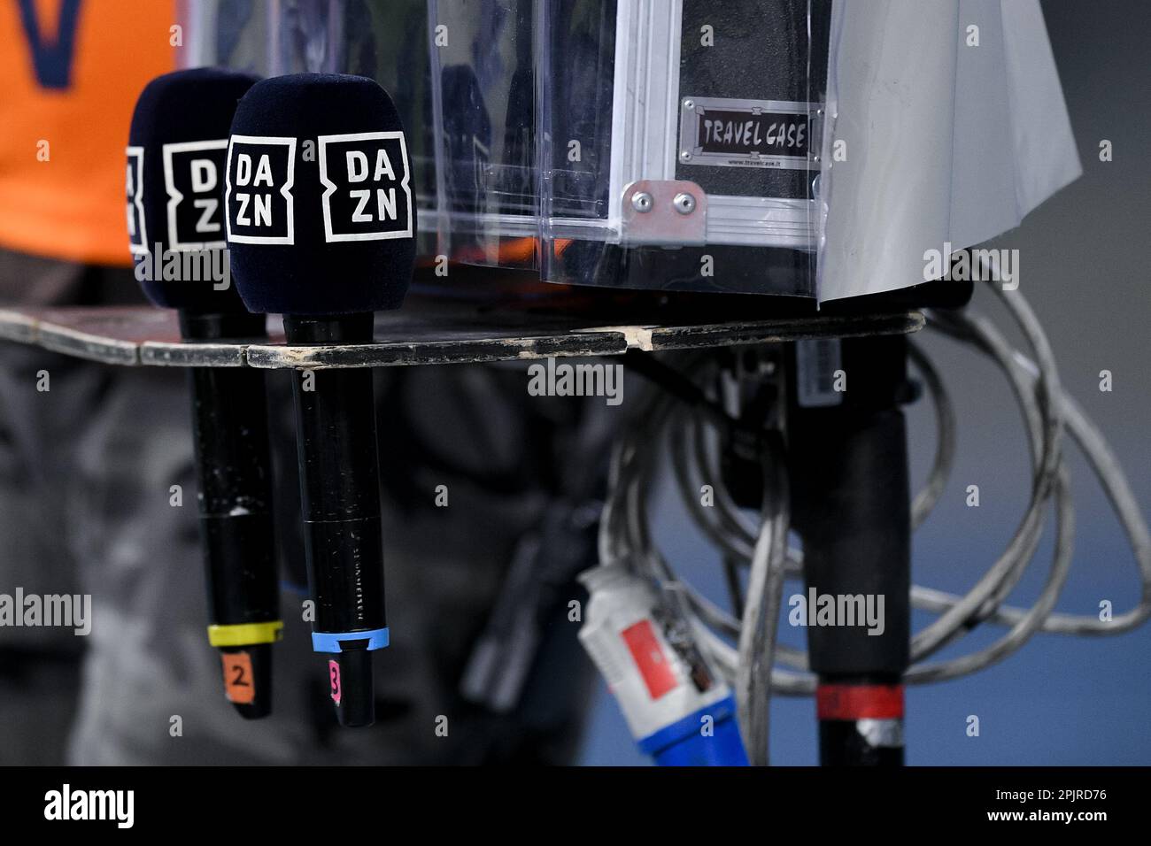 Dazn microphone hi-res stock photography and images - Alamy