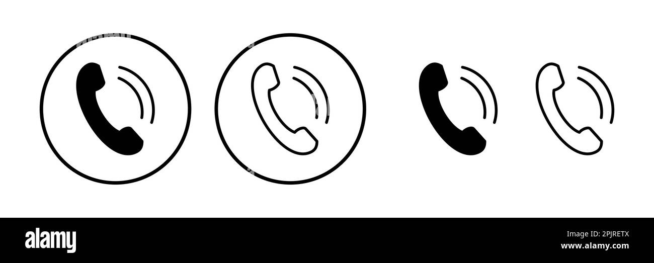 Call icon vector. phone icon vector Stock Vector Image & Art - Alamy