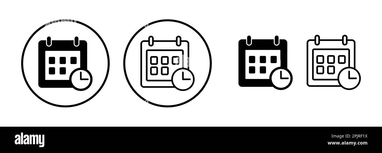 calendar icon vector. Calender symbol Stock Vector Image & Art - Alamy