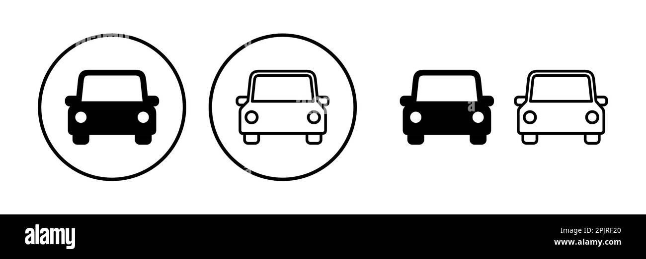 Car icon vector. Car sign. sedan Stock Vector Image & Art - Alamy