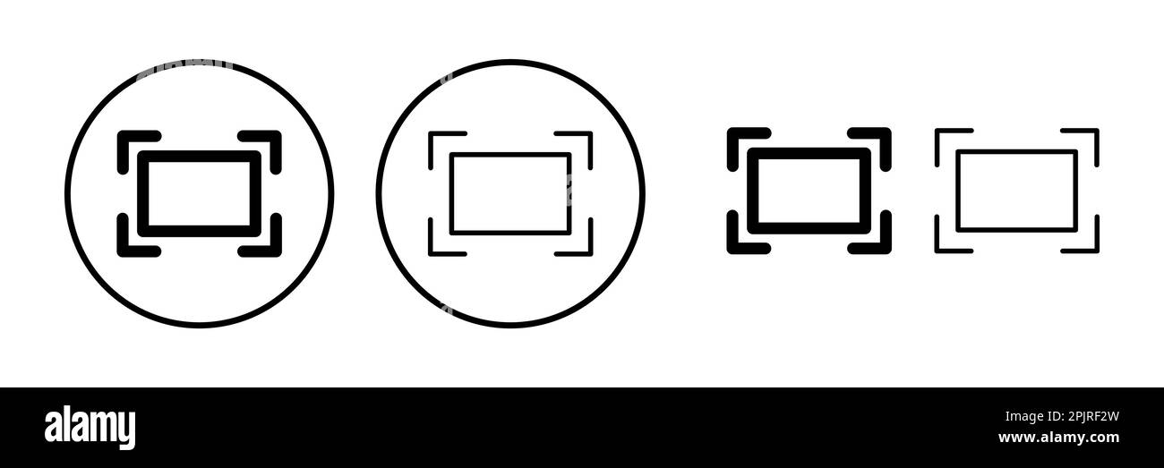 Fullscreen icon vector. expand fullscreen icon Stock Vector Image & Art ...