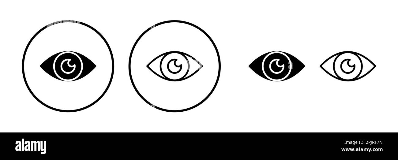 Eye icon. Look and Vision icon. Eye vector icon Stock Vector Image ...