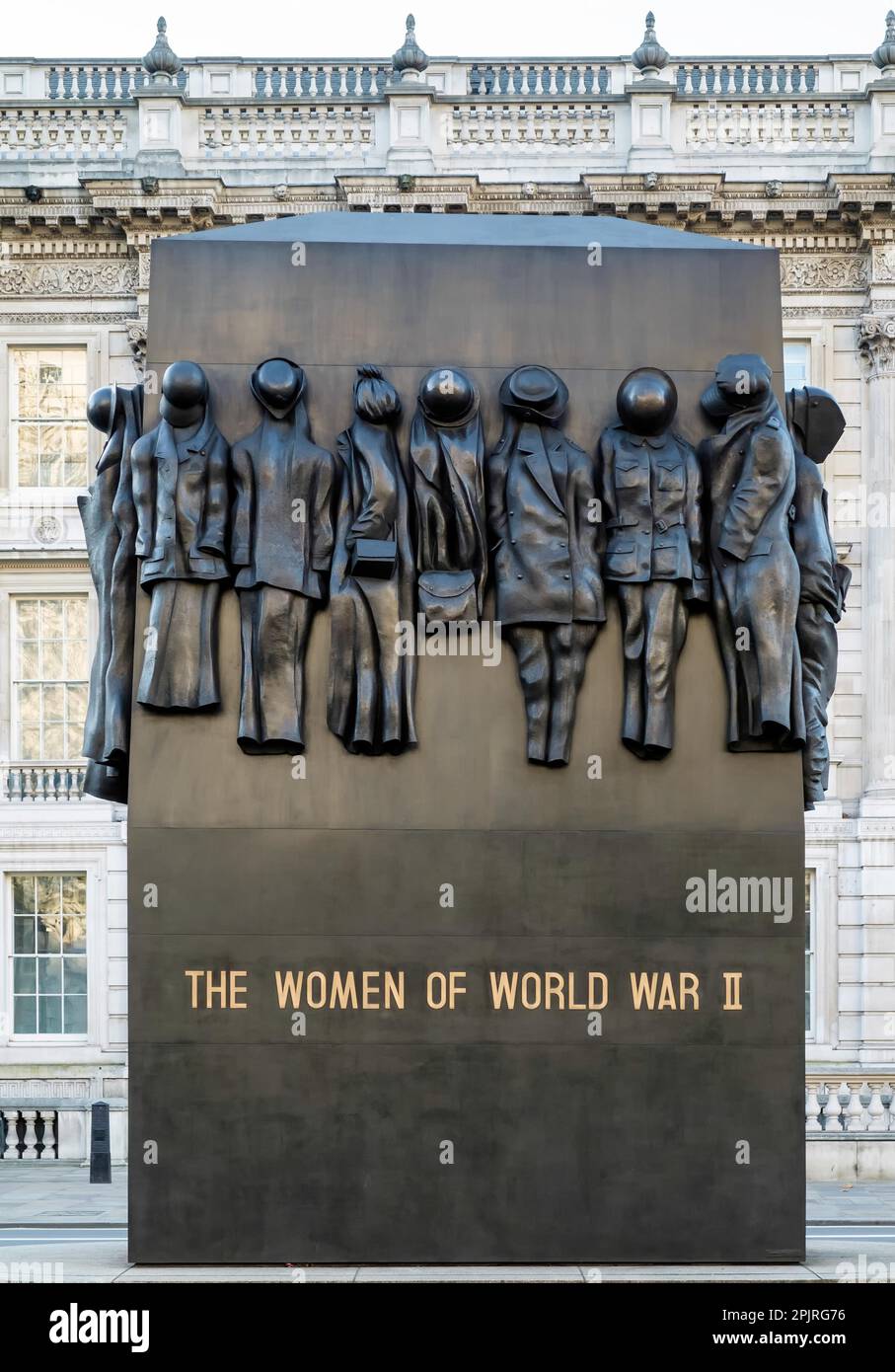 The Women of World war II Statue in Whitehall Stock Photo - Alamy