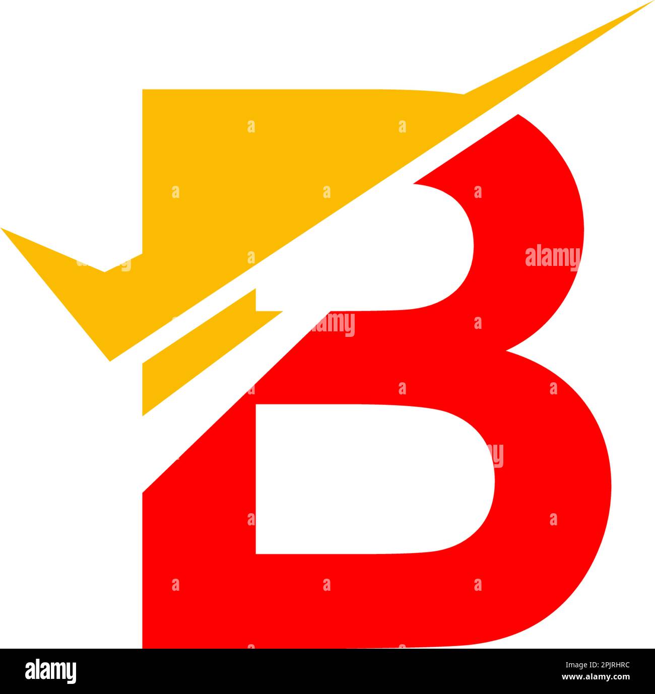 Letter B logo with checklist shape Stock Vector Image & Art - Alamy