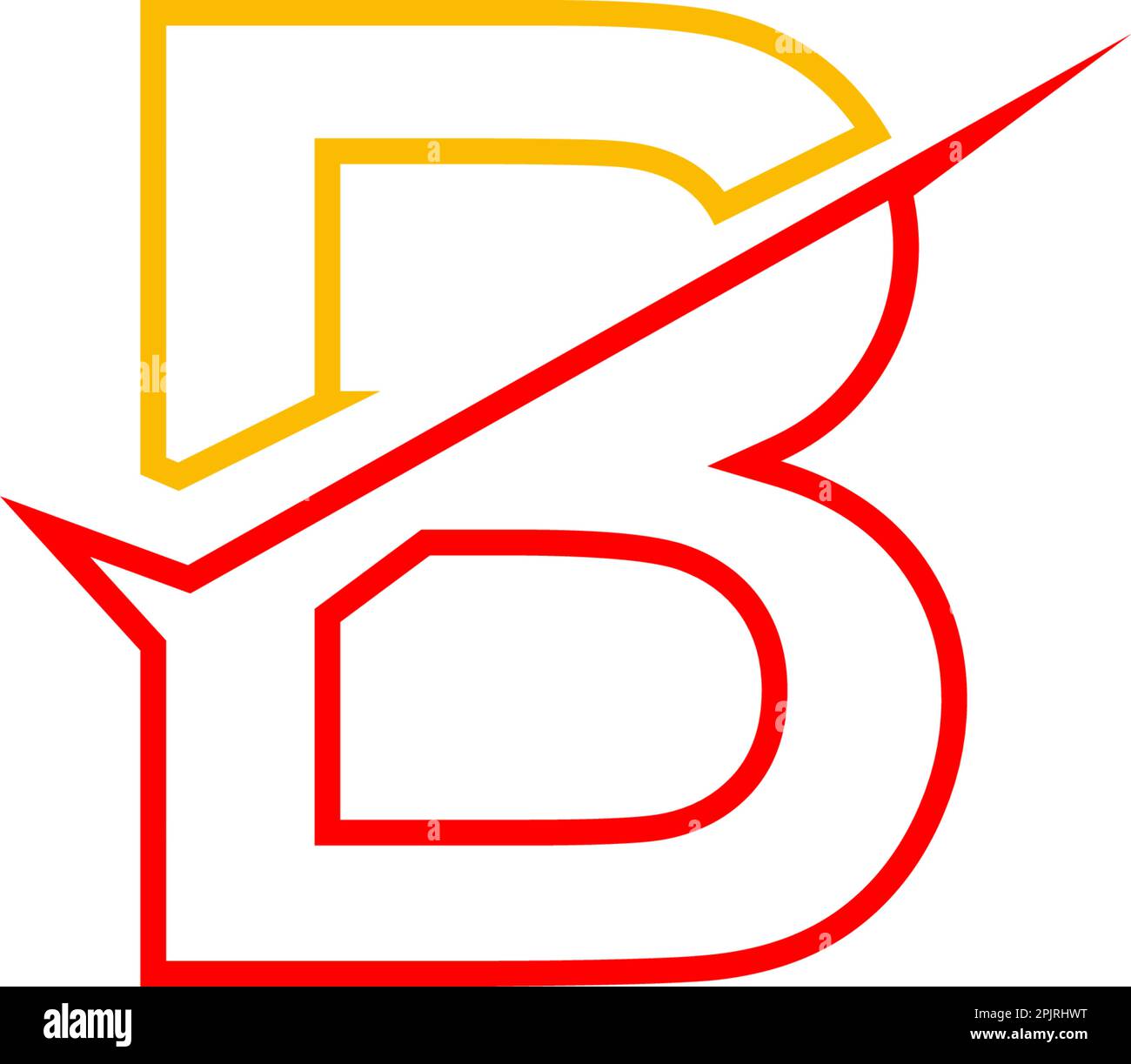 Letter B logo with checklist shape Stock Vector Image & Art - Alamy