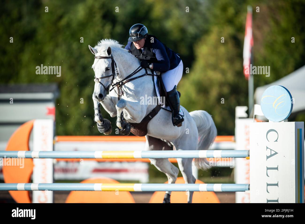 Cara Raether Carey from the United States competes during a Major ...