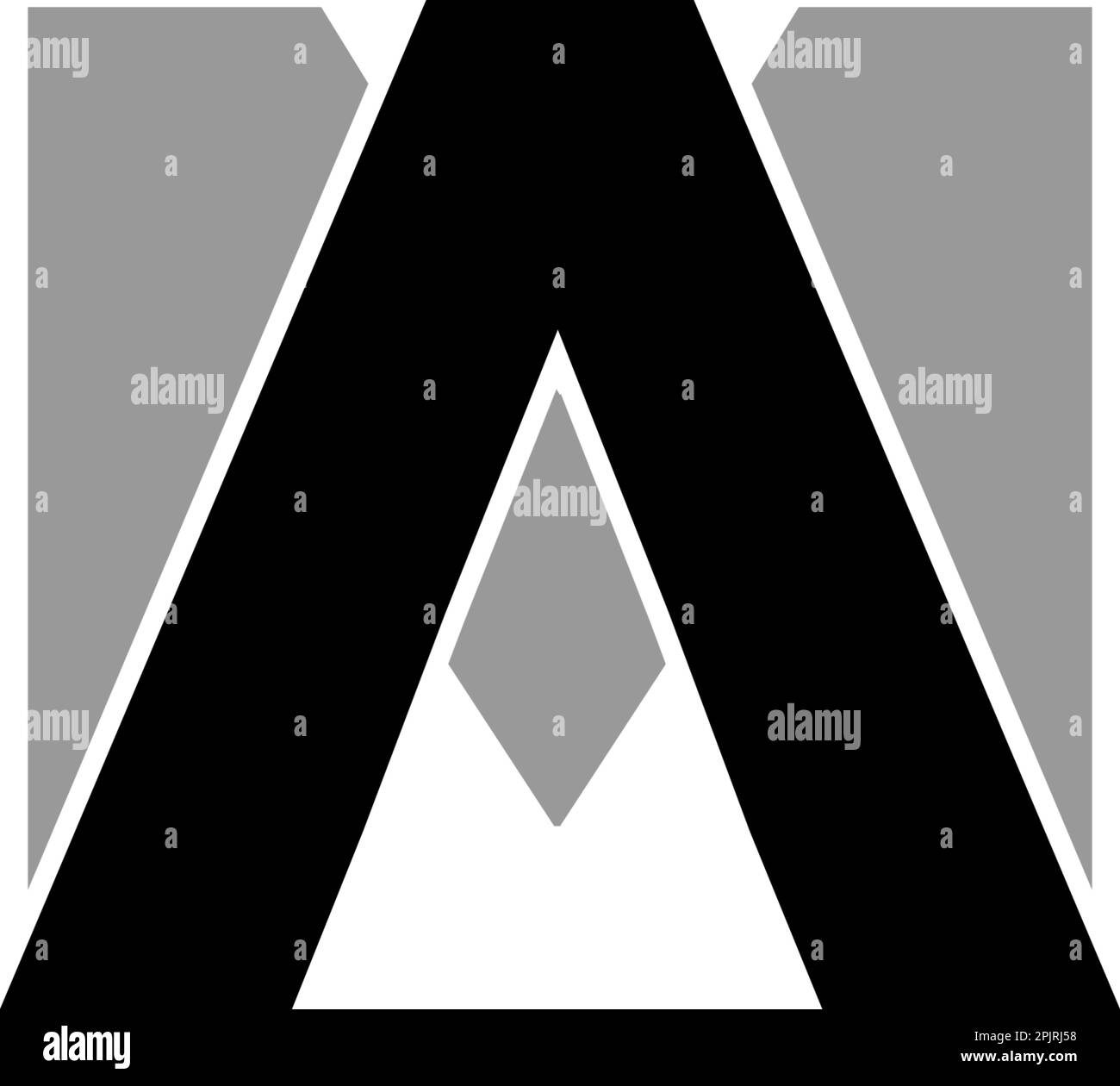 Initial Letter AM Logo Template Design Stock Vector Image & Art - Alamy