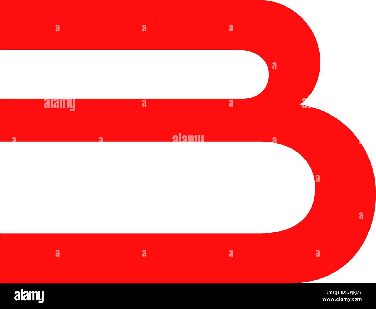 Initial letter B logo design template element Stock Vector Image & Art ...