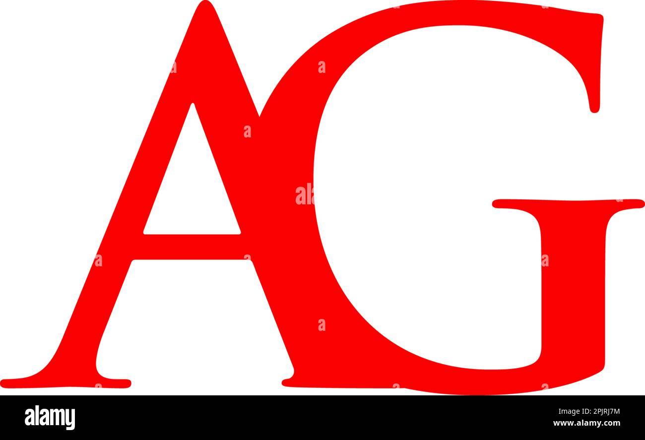 Letter ag Cut Out Stock Images & Pictures - Alamy