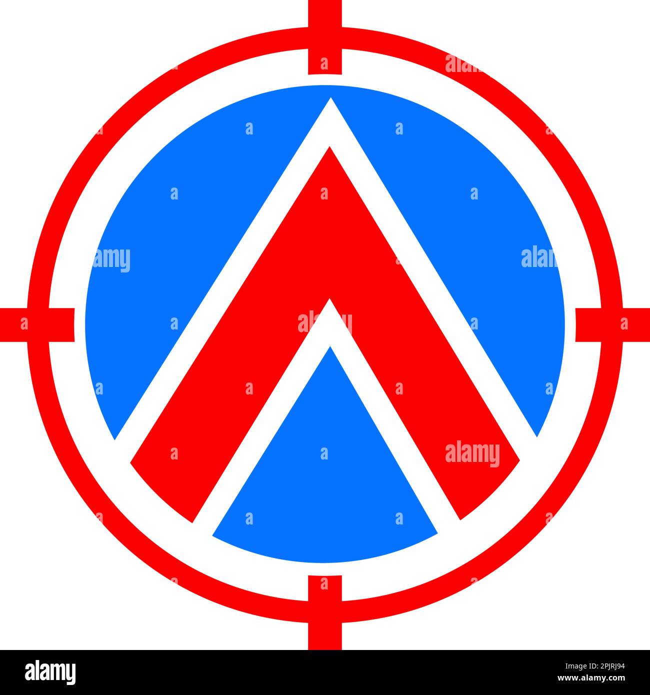 Initial Letter A Target Logo Stock Vector Image & Art - Alamy