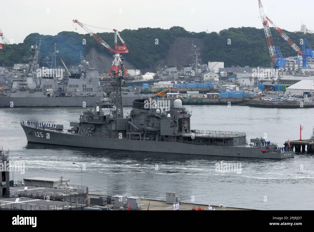 Kanagawa Prefecture, Japan - June 05, 2012: Japan Maritime Self-Defense ...