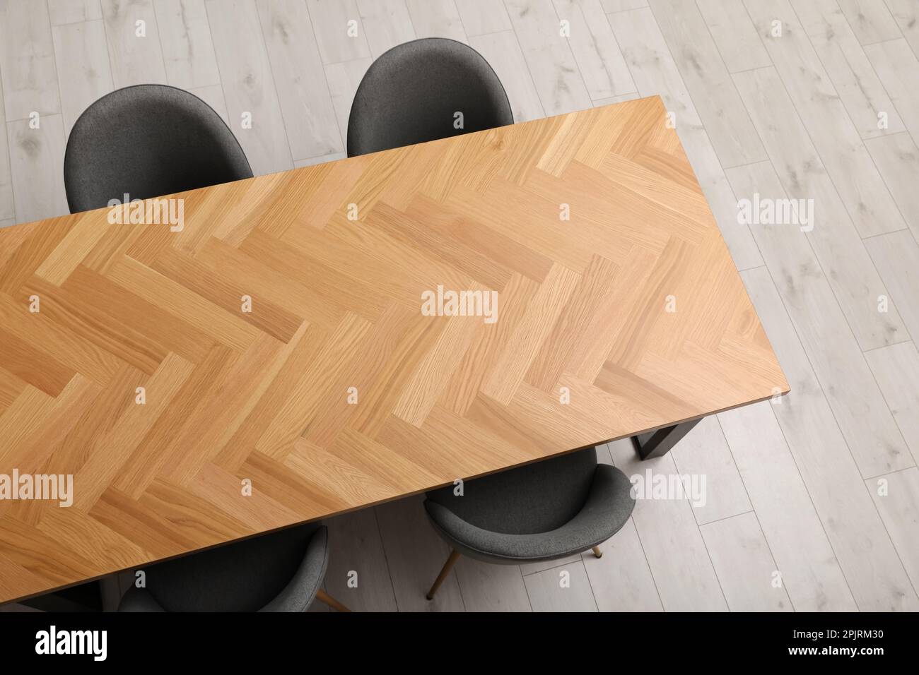 Chairs above interior hi-res stock photography and images - Alamy