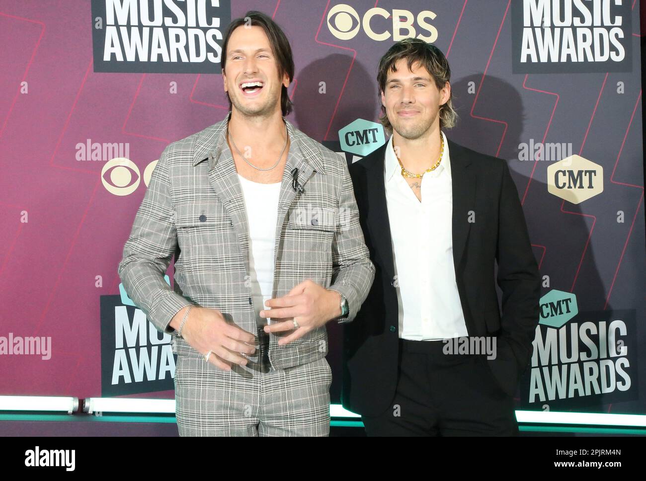 Austin, USA. 02nd Apr, 2023. Russell Dickerson, Jake Scott attends the ...