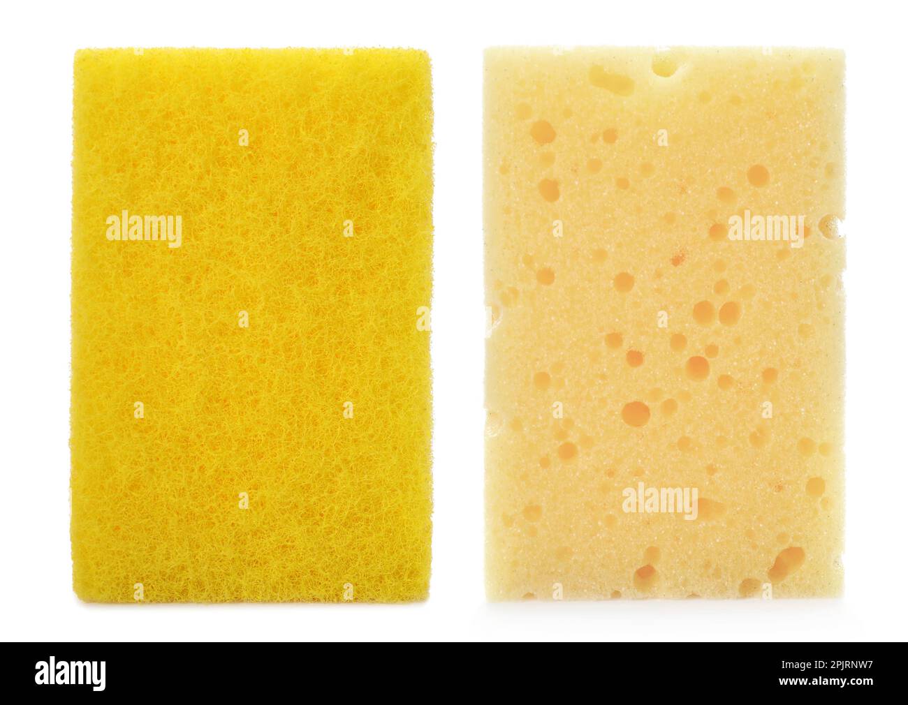 Two cleaning sponges on white background, collage Stock Photo - Alamy