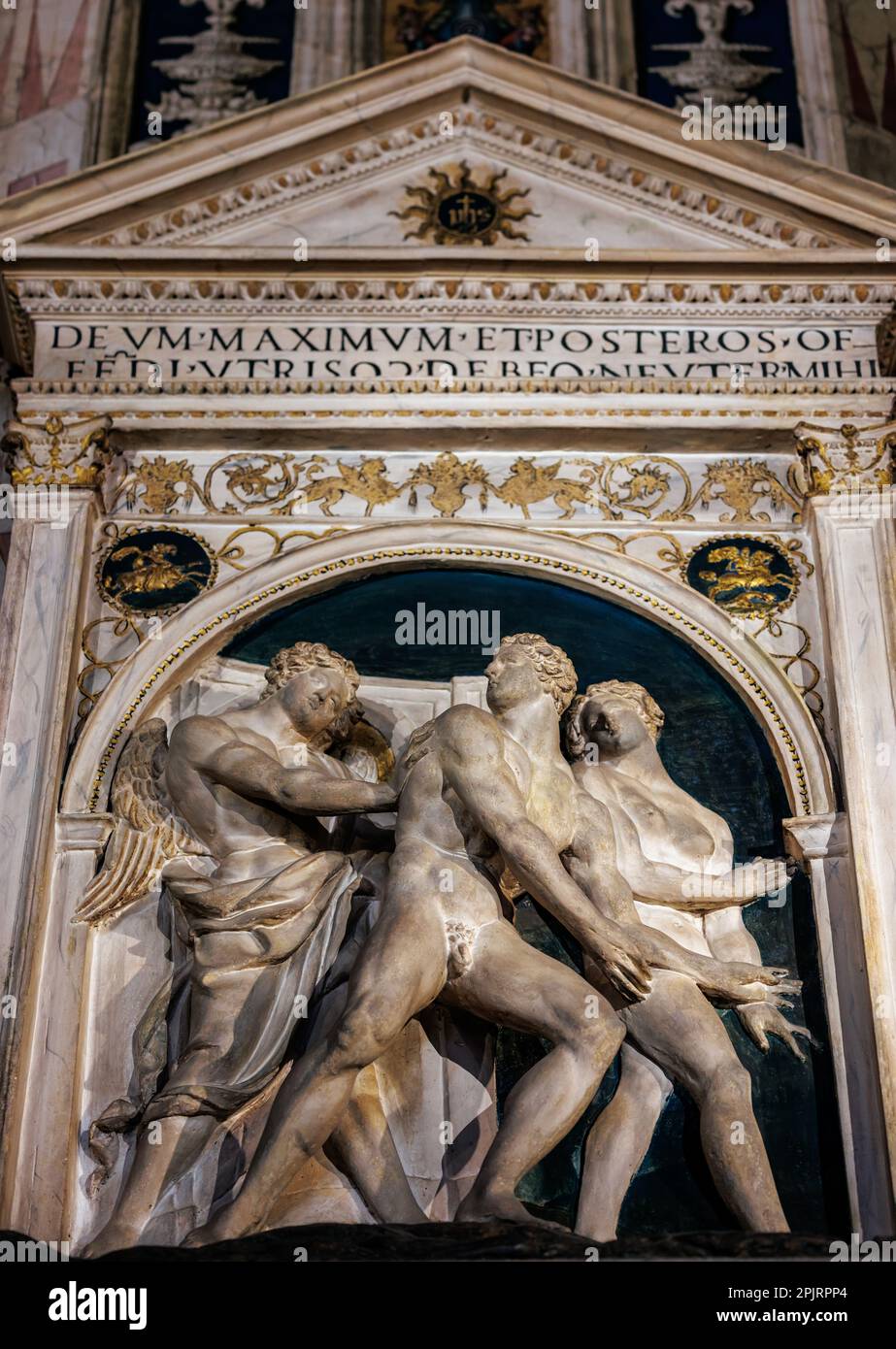 expulsion of Adam and Eve Stock Photo - Alamy