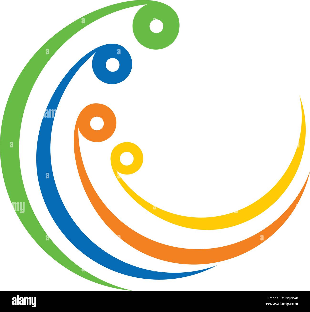 Abstract Circle Logo Template Stock Vector Image & Art - Alamy