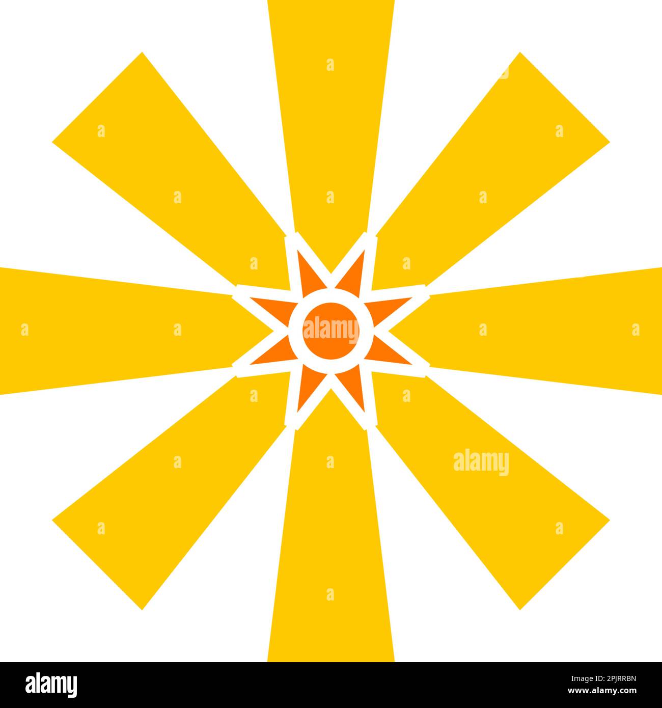 Abstract creative sun logo design Stock Vector Image & Art - Alamy