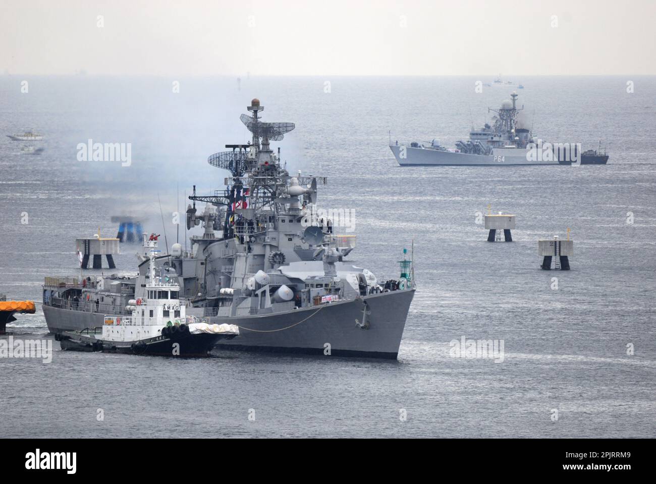 Kanagawa Prefecture, Japan - June 05, 2012: Indian Navy INS Rana (D52 ...