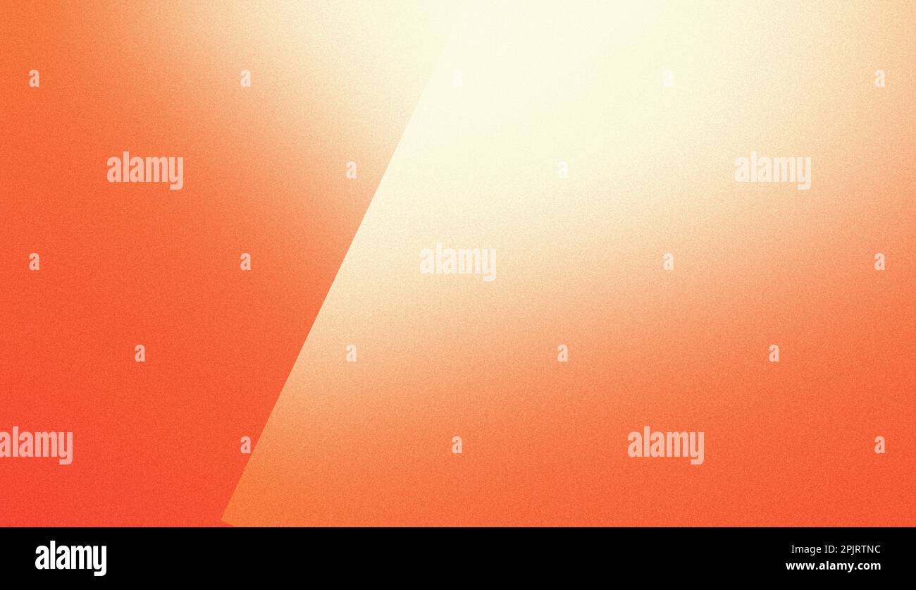 Orange white abstract geometric gradient background, grainy texture ...