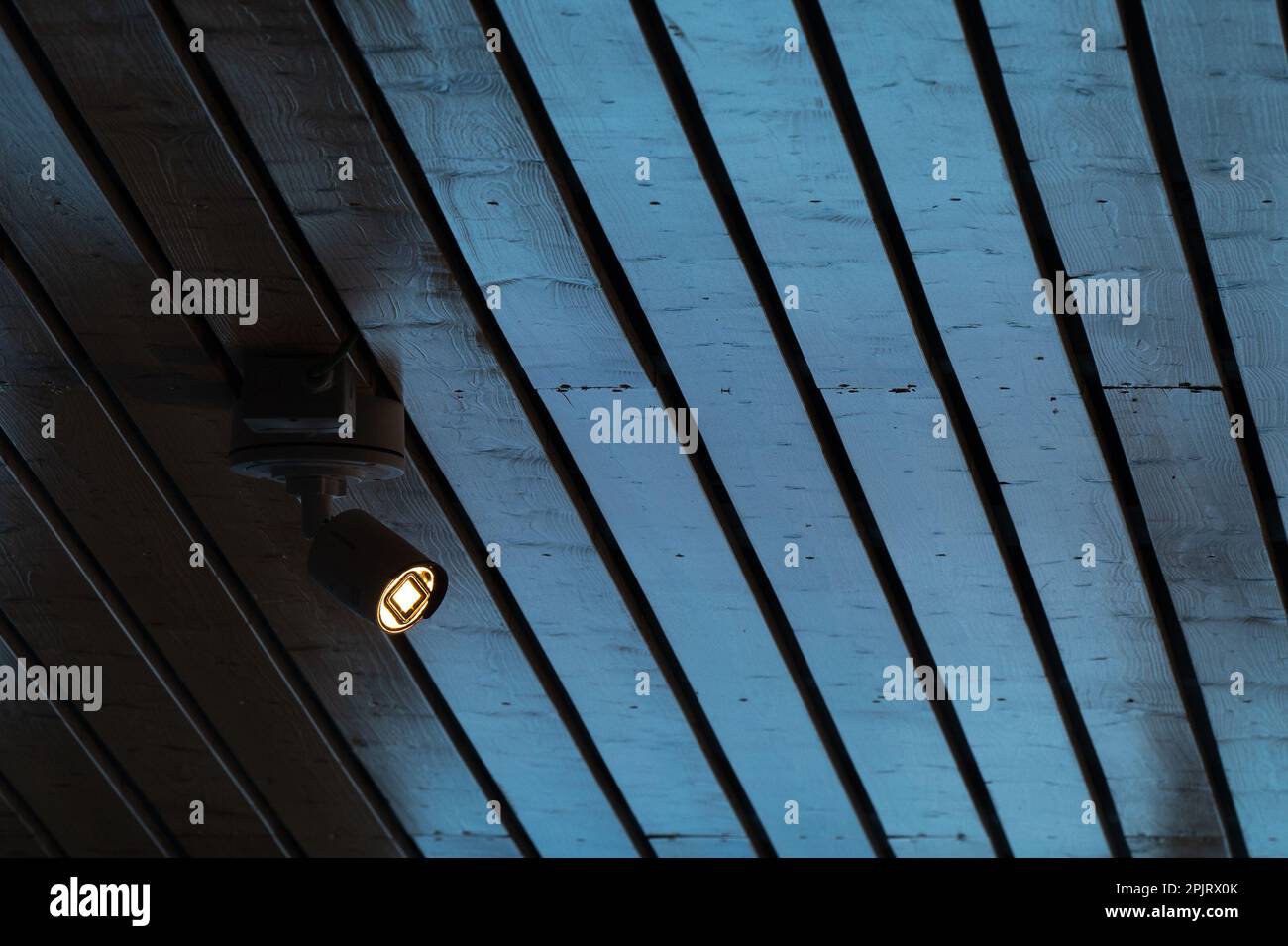 Wiesbaden, Germany. 30th Mar, 2023. An AI camera reflects the light ...