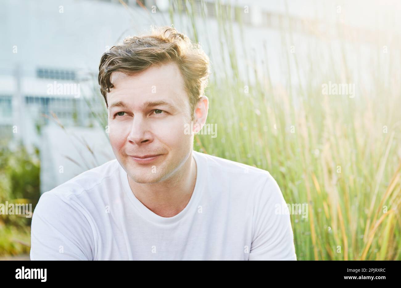 portrait of a man outdoors Stock Photo - Alamy