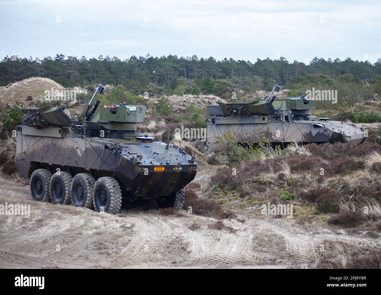 Danish soldiers assigned to the 1st Artillery Battalion conduct live ...