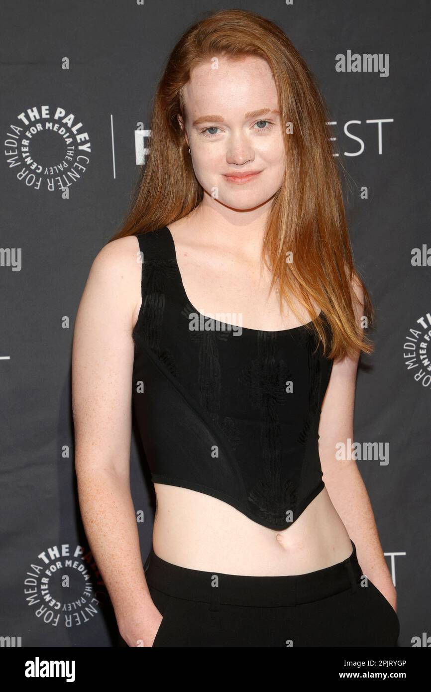 Hollywood, Ca. 3rd Apr, 2023. LIv Hewson at PaleyFest 2023 presentation ...