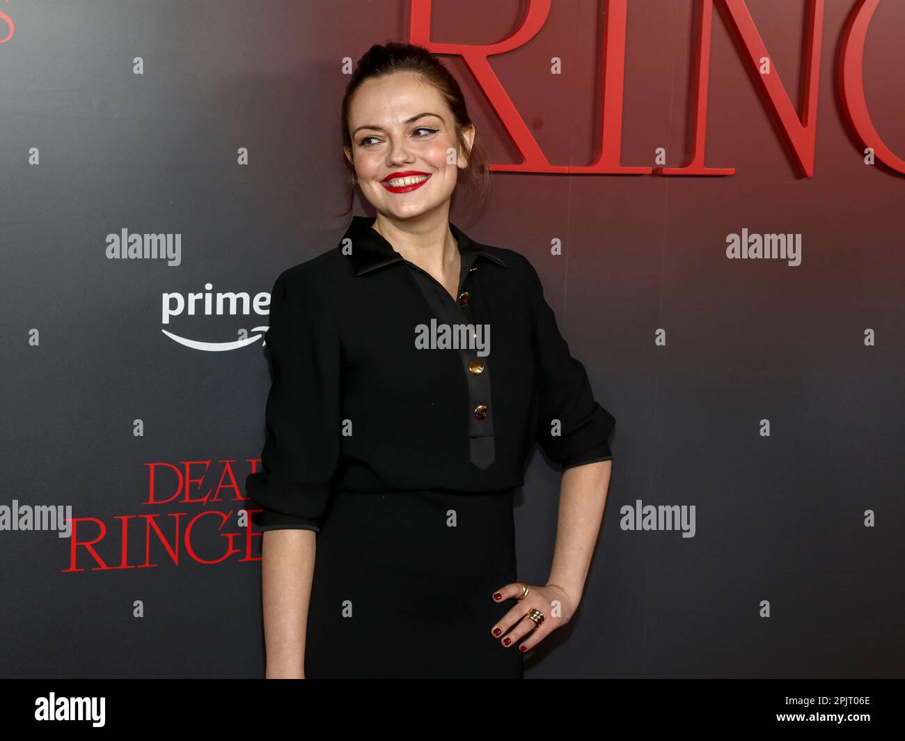 Actor Emily Meade attends the world premiere of "Dead Ringers" at ...
