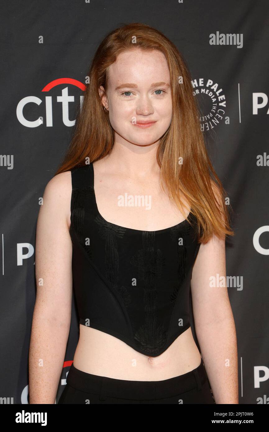 Hollywood, Ca. 3rd Apr, 2023. Liv Hewson at PaleyFest 2023 presentation ...