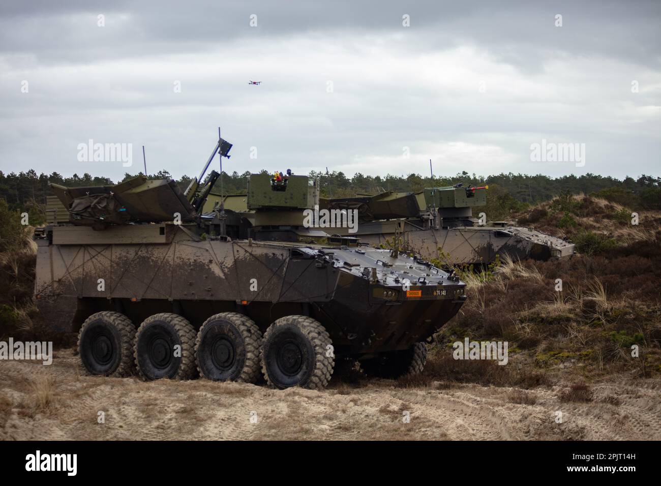Danish soldiers assigned to the 1st Artillery Battalion conduct live ...