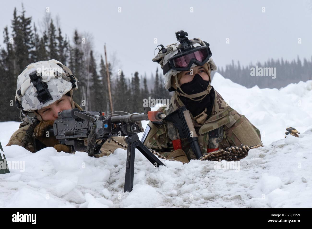 Soldiers from 1st Brigade Combat Team, 11th Airborne Division ...