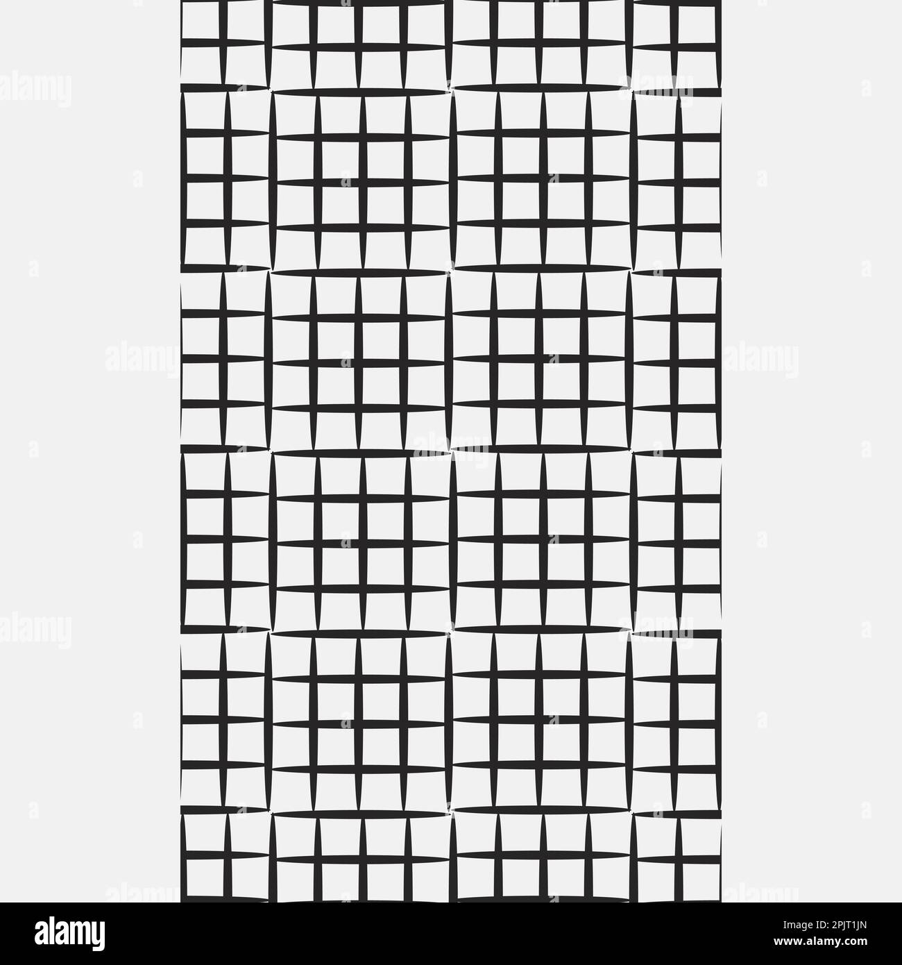 Black and white graphic poster with tech tile design. Geometric ...