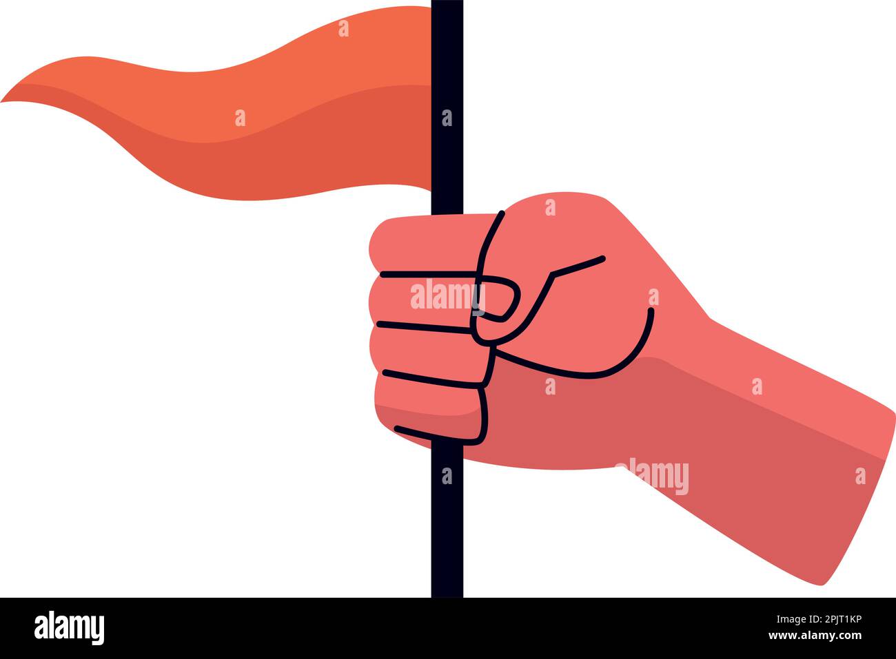 hand waving flag Stock Vector Image & Art - Alamy