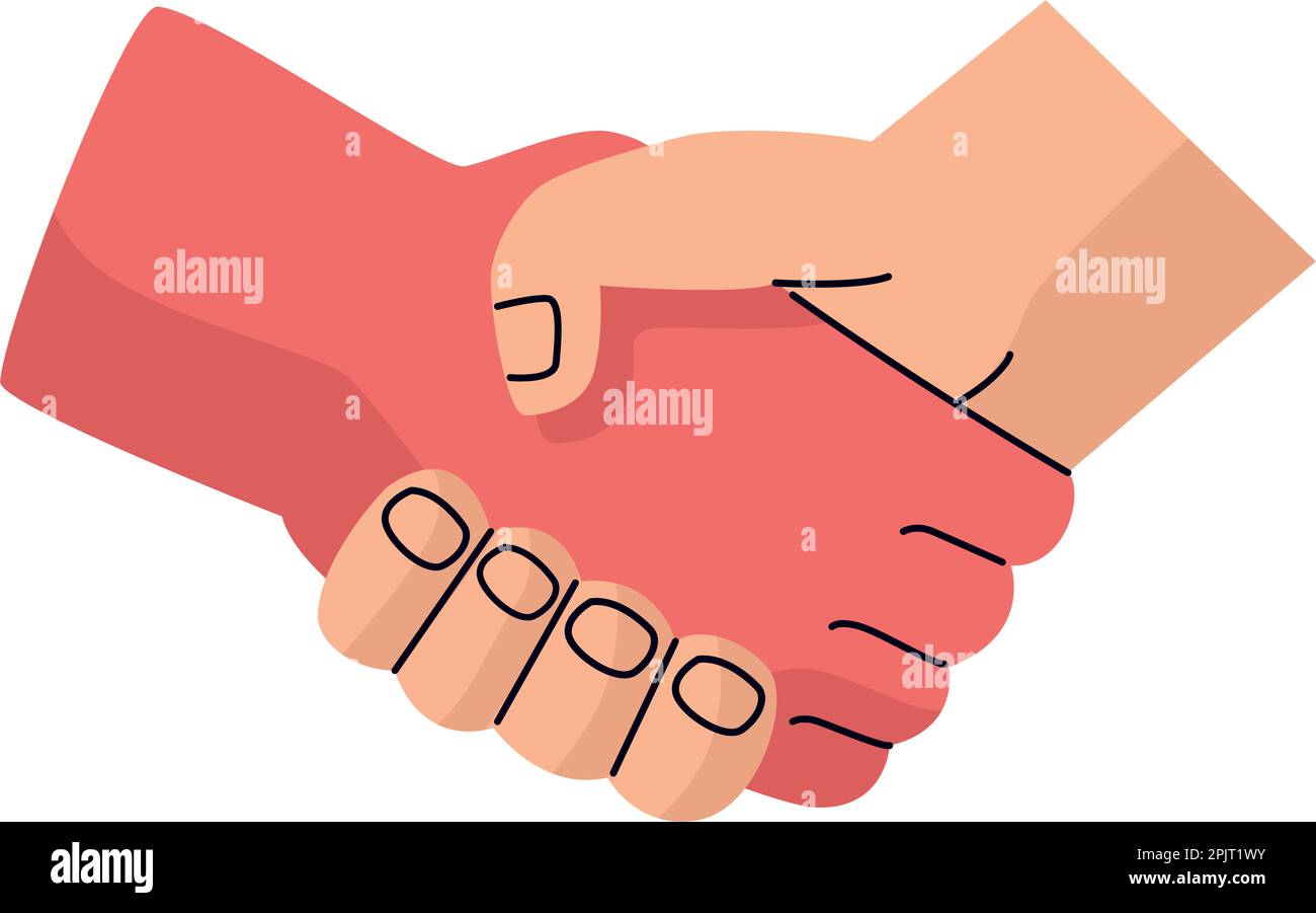 Deal done handshake Cut Out Stock Images & Pictures - Alamy