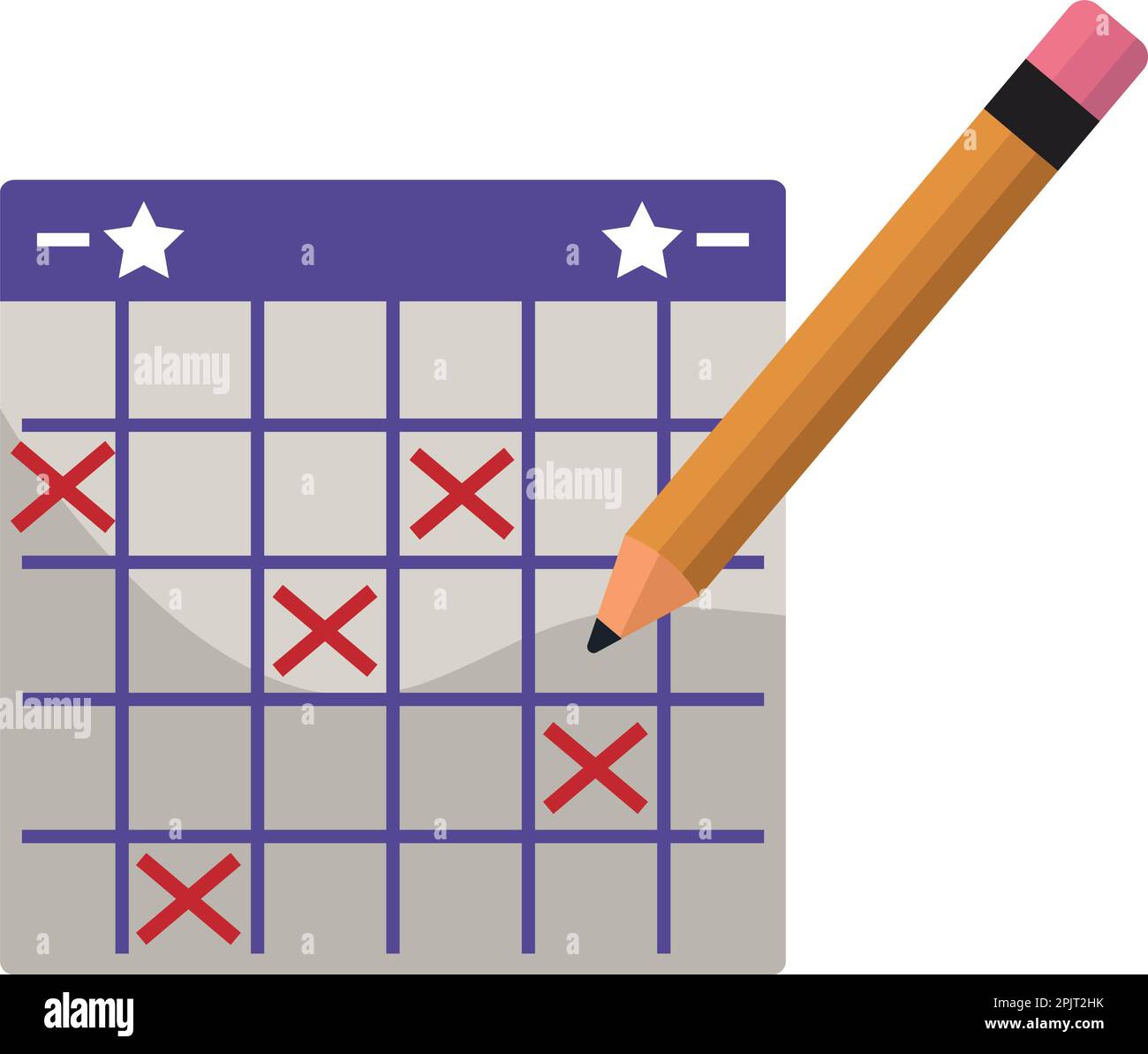 bingo table and pencil Stock Vector Image & Art - Alamy