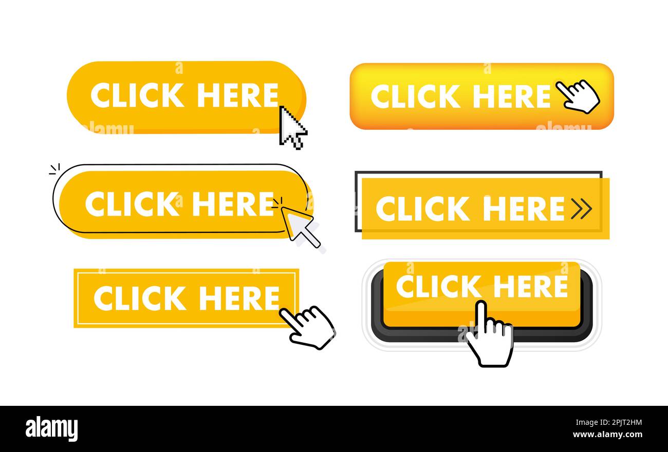 Download button with clicking mouse icon hi-res stock photography and images - Alamy