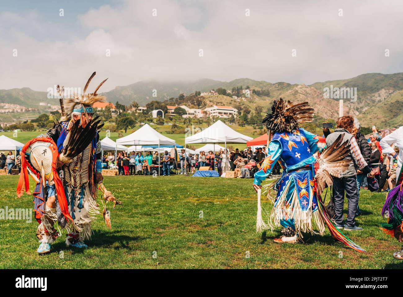Malibu, California, USA - April 2, 2023. Chumash Day Pow Wow and Inter ...