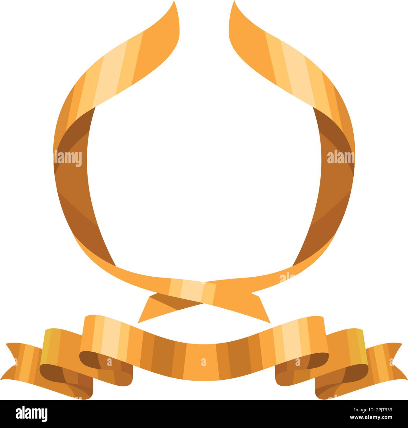 golden ribbons award triumph Stock Vector Image & Art - Alamy
