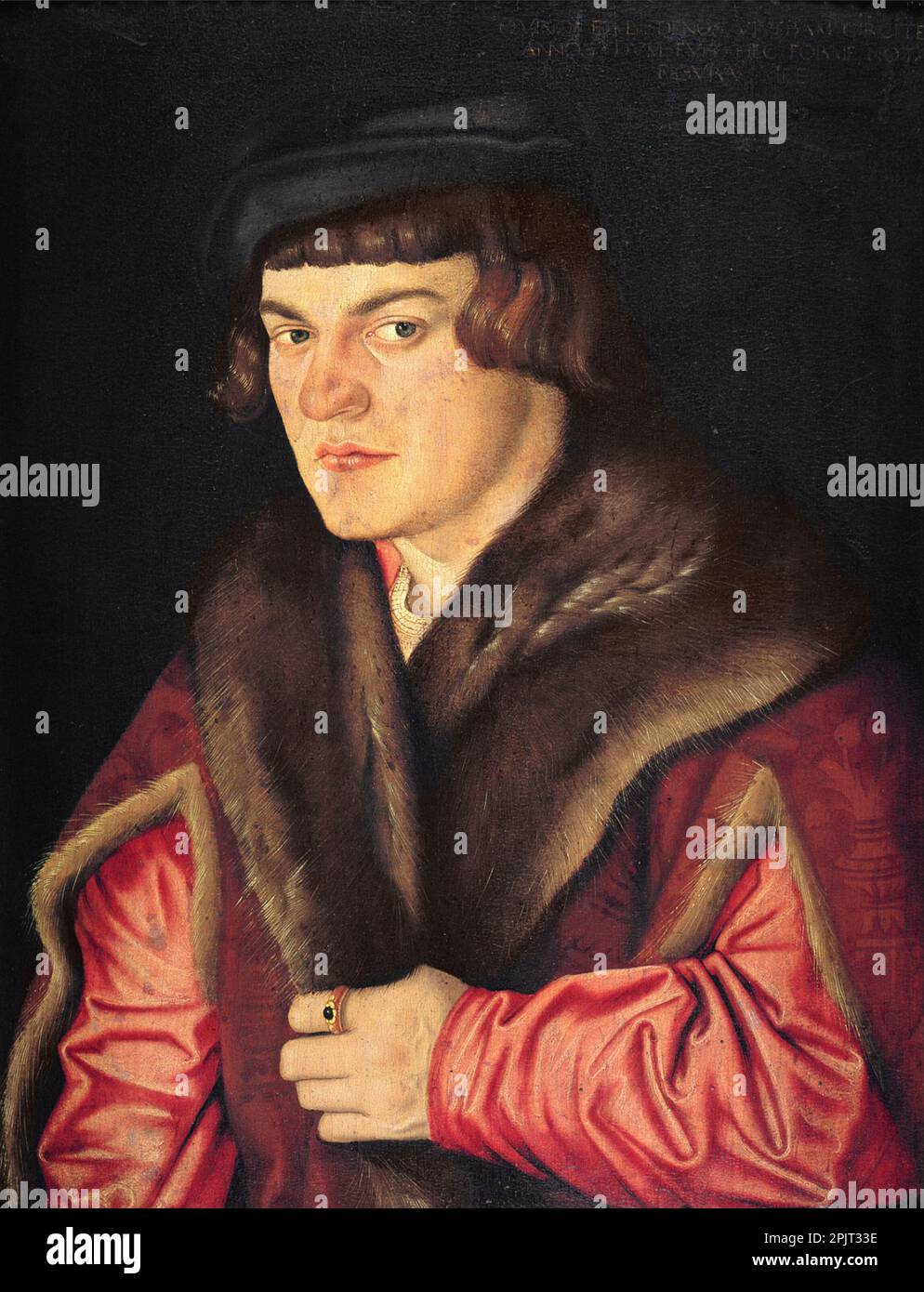 Portrait of a Man. The painting is by the Renaissance German artist ...